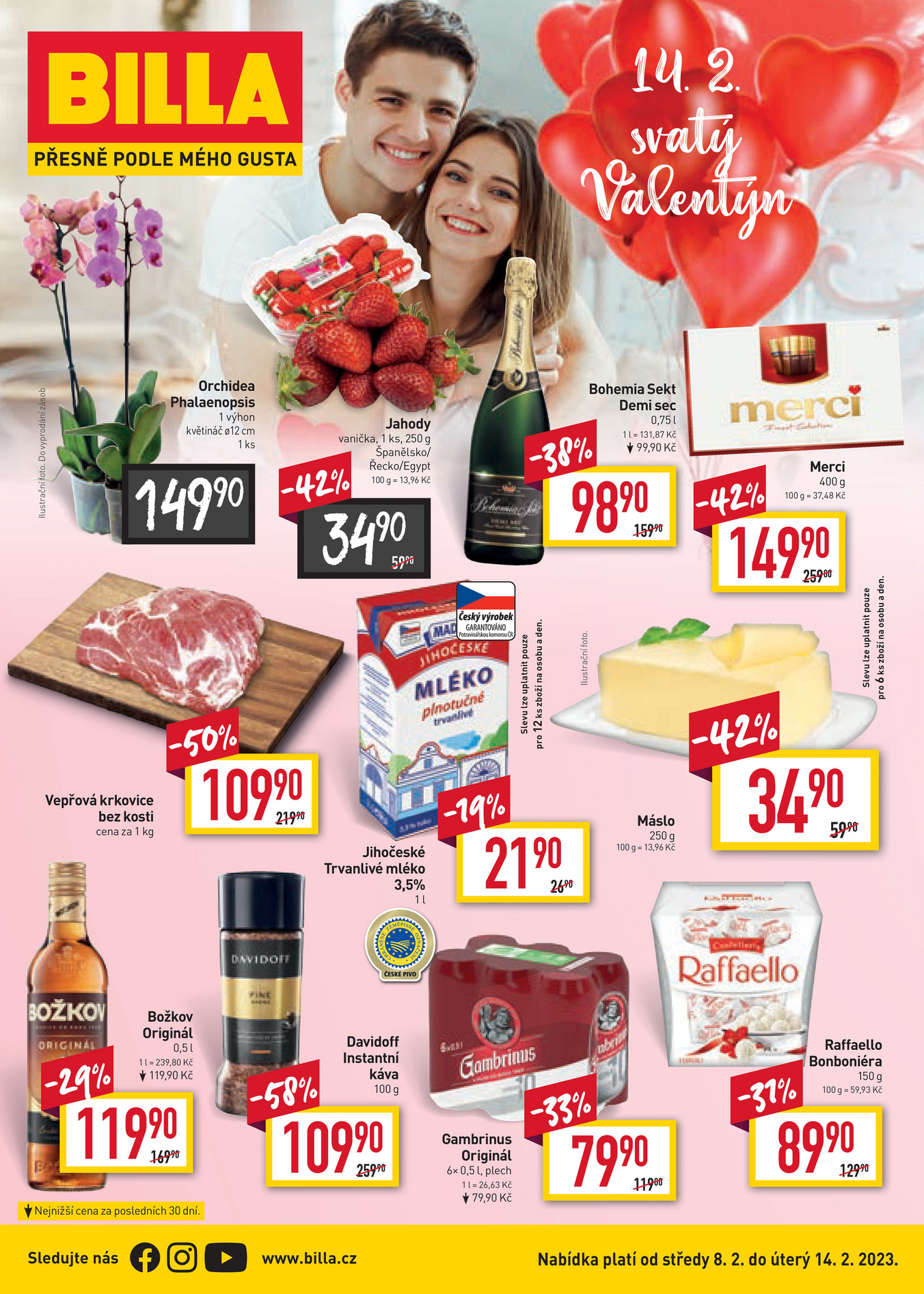 BILLA.cz - Malý leták od středy 8. 2. do úterý 14. 2. 2023 - Strana 1