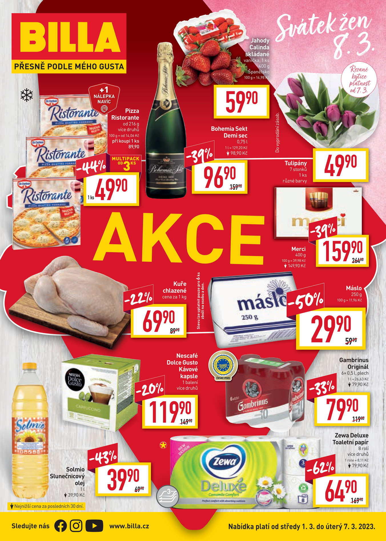 BILLA.cz - Malý leták od středy 1. 3. do úterý 7. 3. 2023 - Strana 1
