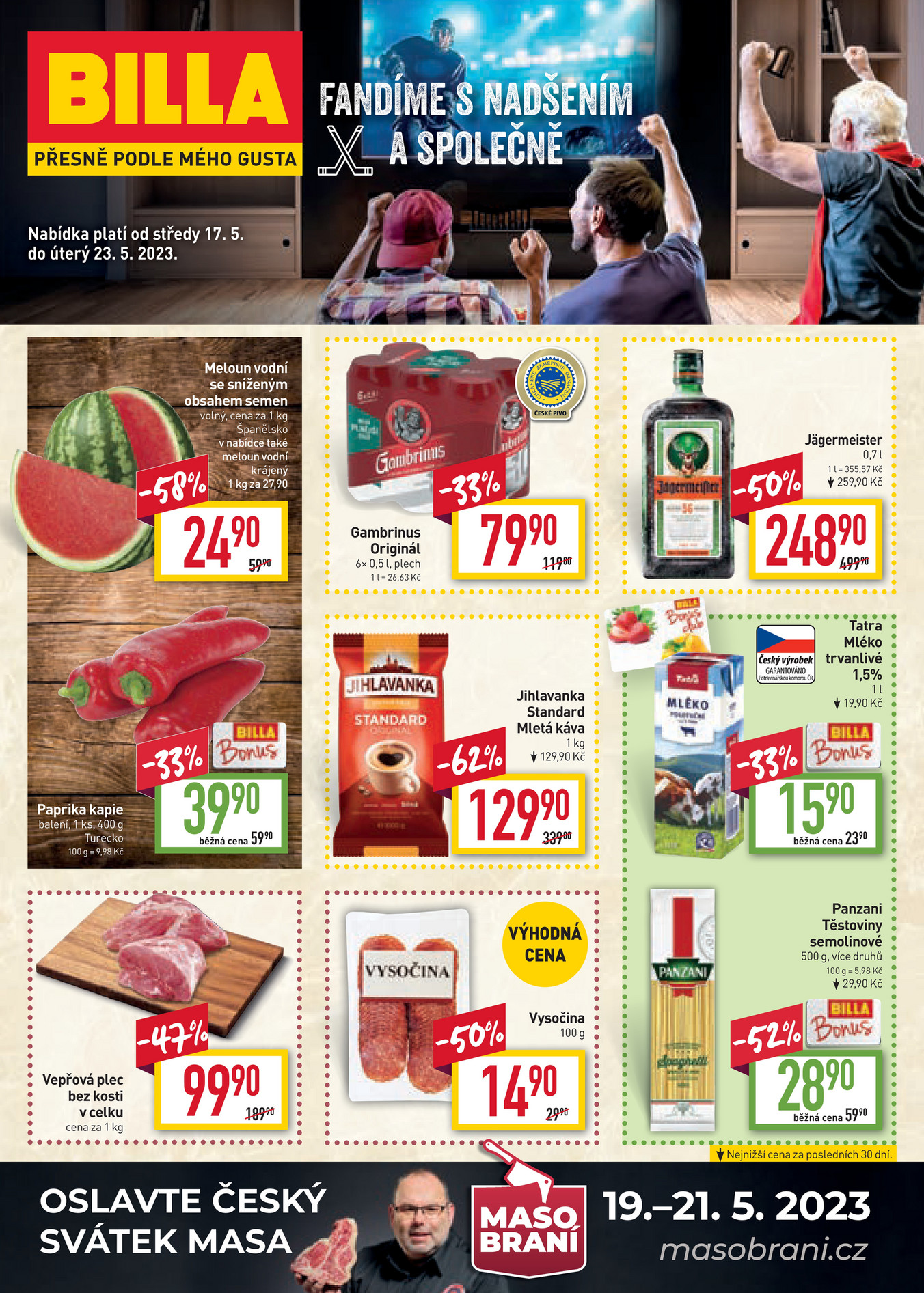 BILLA.cz - Malý leták od středy 17. 5. do úterý 23. 5. 2023 - Strana 1