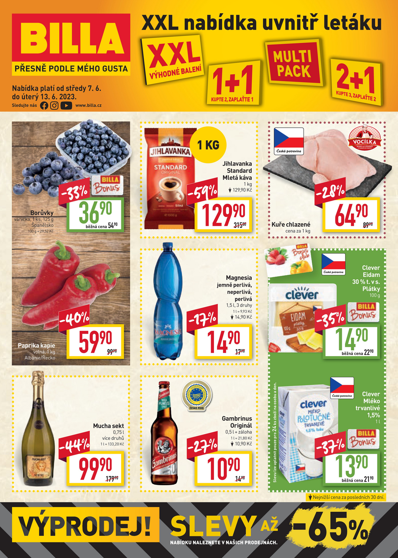 BILLA.cz - Velký leták od středy 7. 6. do úterý 13. 6. 2023 - Strana 1