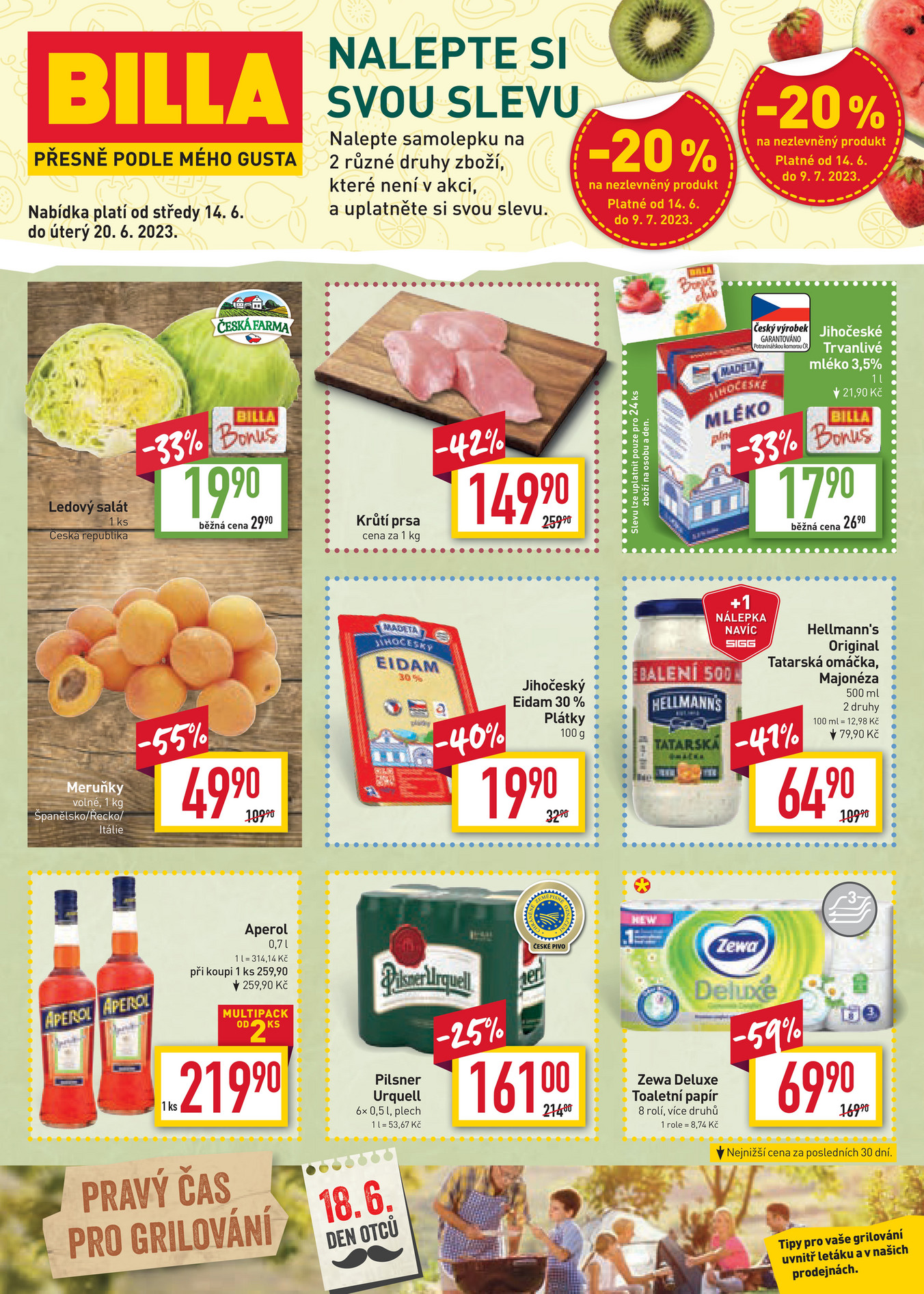 BILLA.cz - Velký leták od středy 14. 6. do úterý 20. 6. 2023 - Stana 4-5