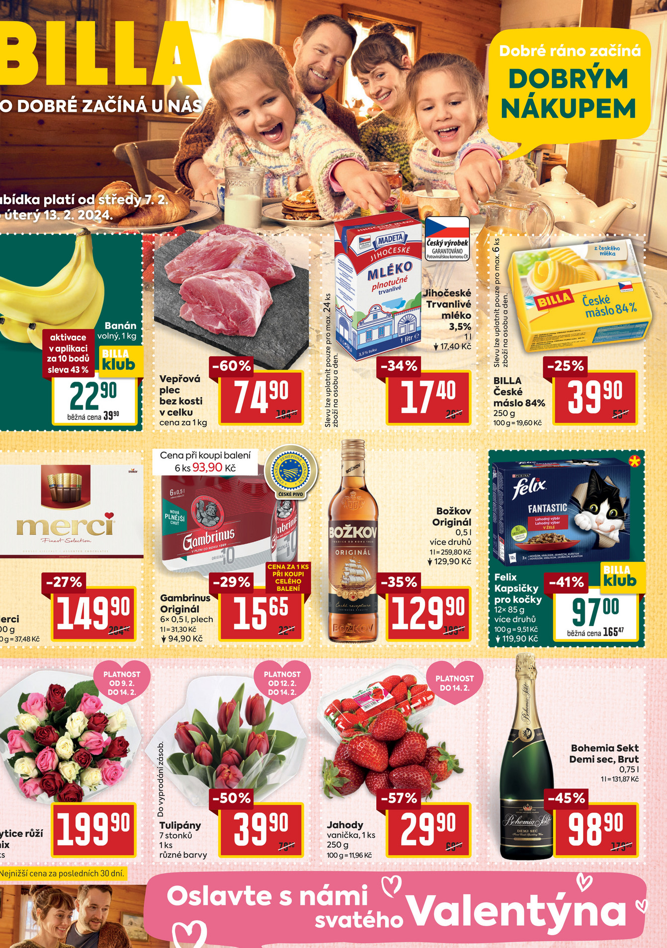 BILLA.cz - Malý leták od středy 7. 2. do úterý 13. 2. 2024 - Strana 1