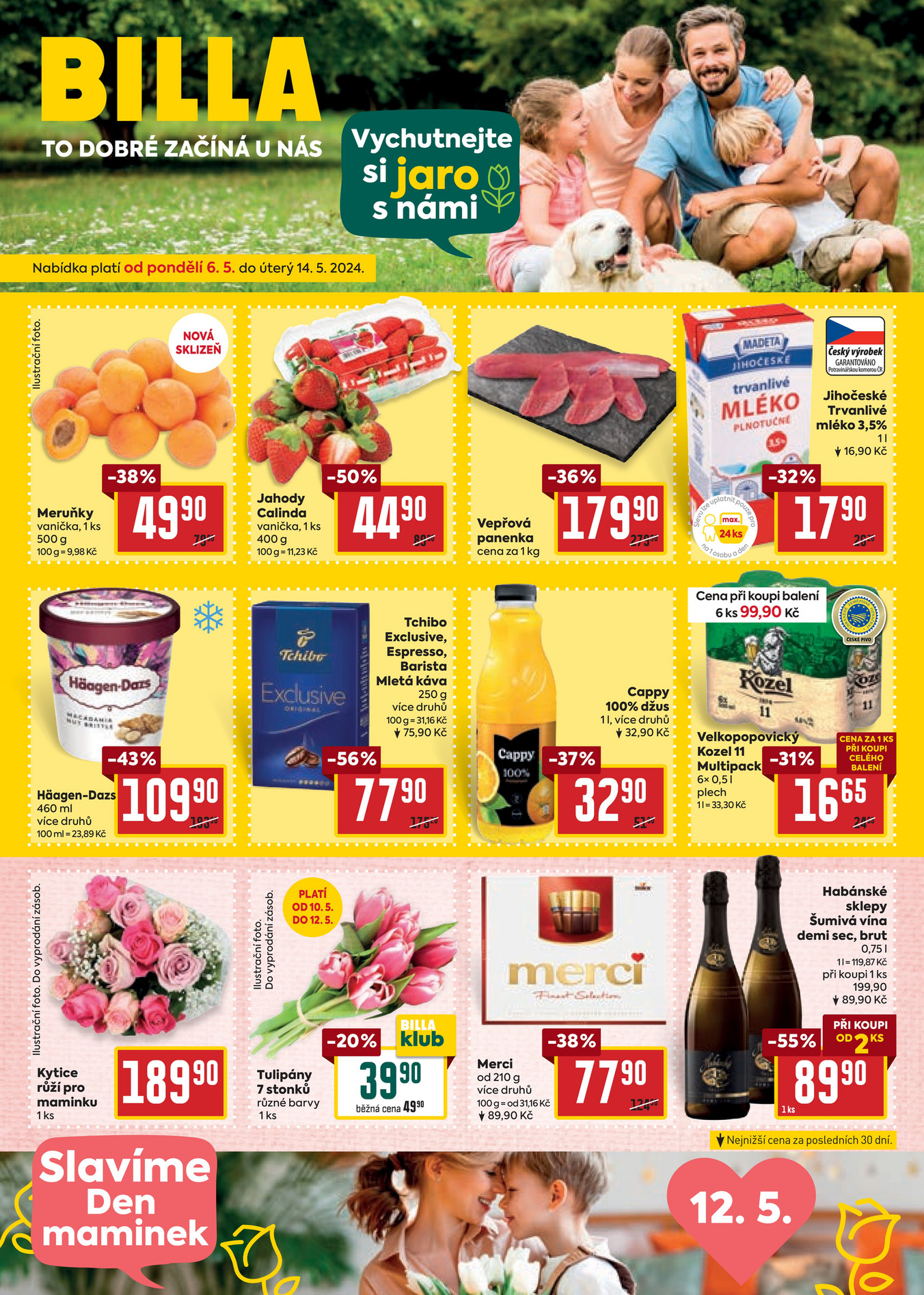 BILLA.cz - Velký leták od pondělí 6. 5. do úterý 14. 5. 2024 - Strana 1