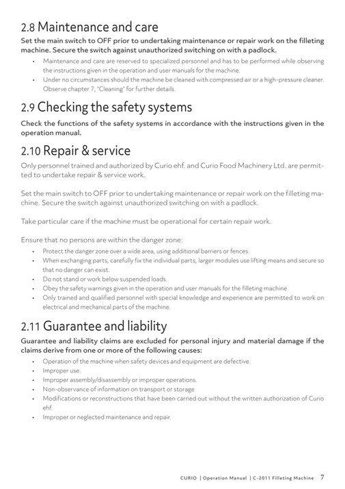 Curio - C-2011_operation_manual - Page 16-17