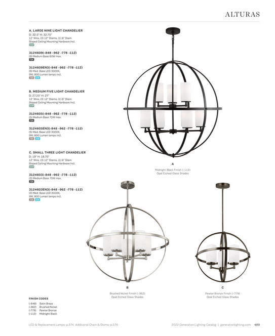 Visual Comfort & Co. - 2022 Generation Lighting Sea Gull Collection ...