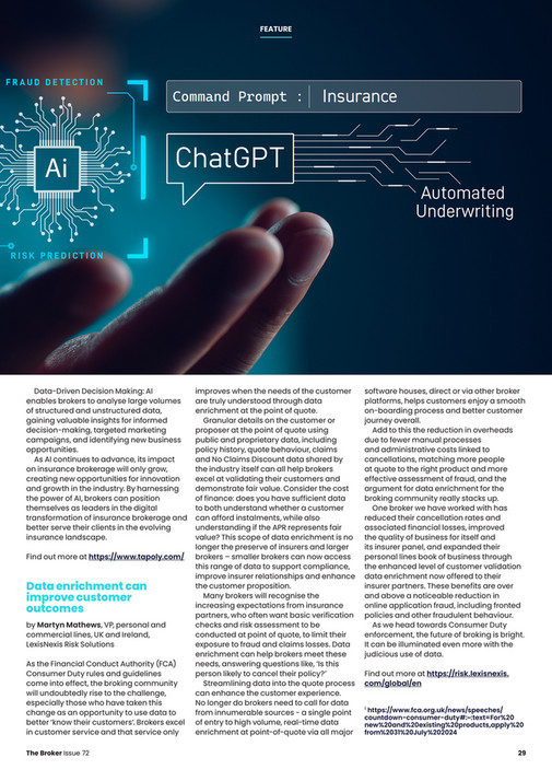 BIBA - The Broker Magazine August 2023 - Page 28-29