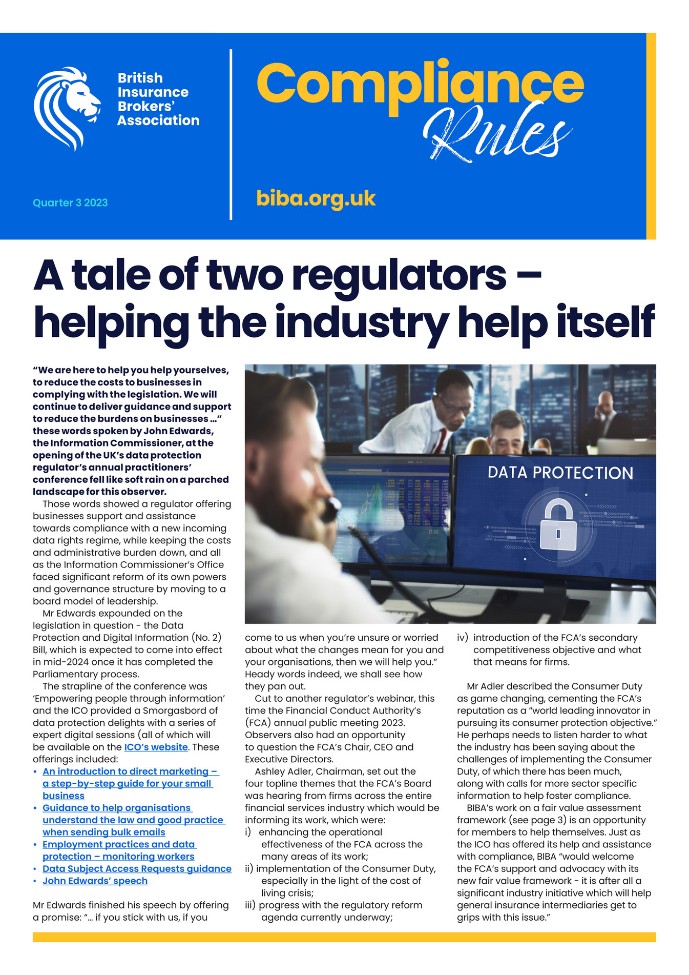 BIBA - BIBA Compliance Rules Q3 2023 - Page 1