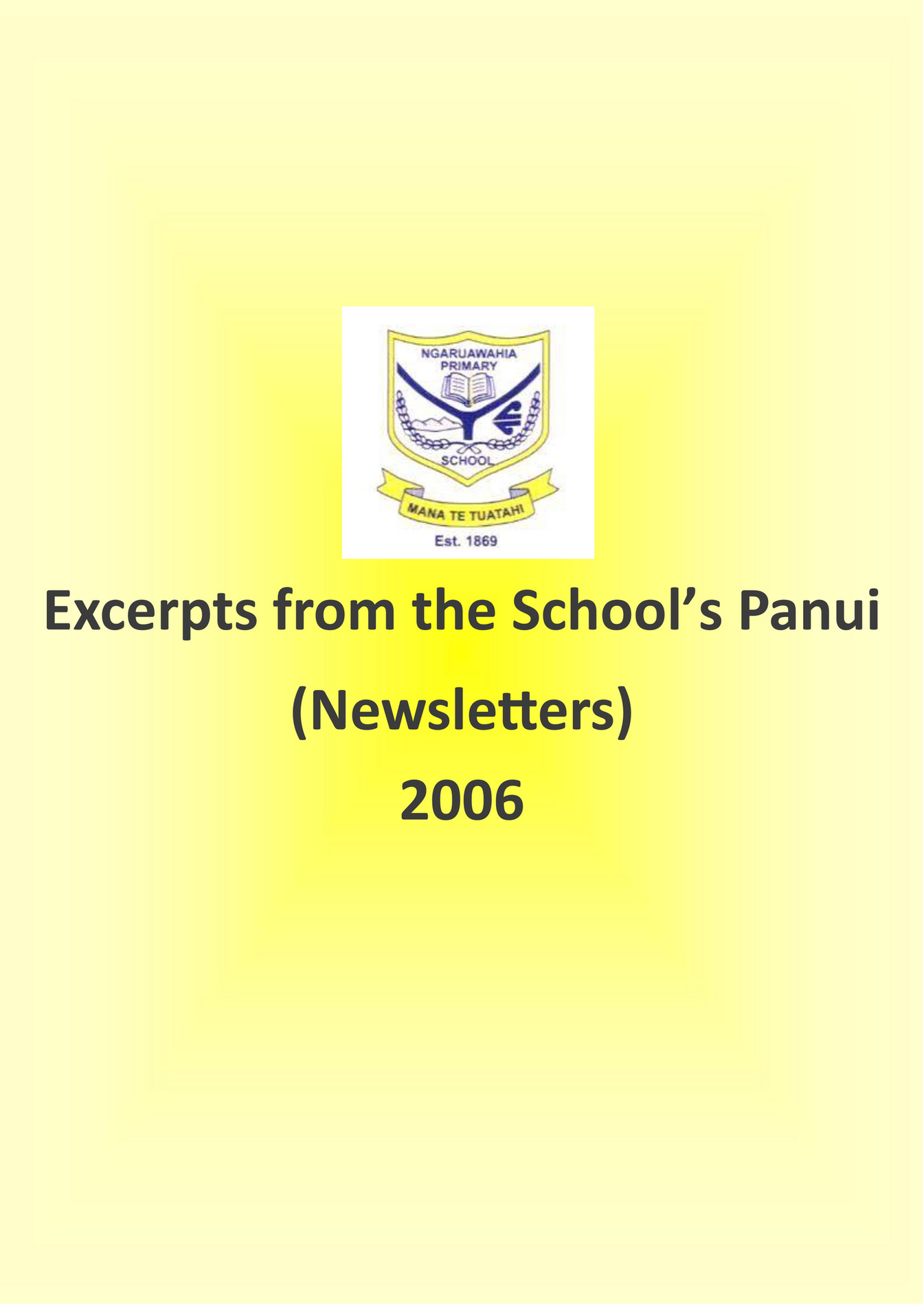 Publications - 2006 NPS Panui - Page 1 - Created with Publitas.com