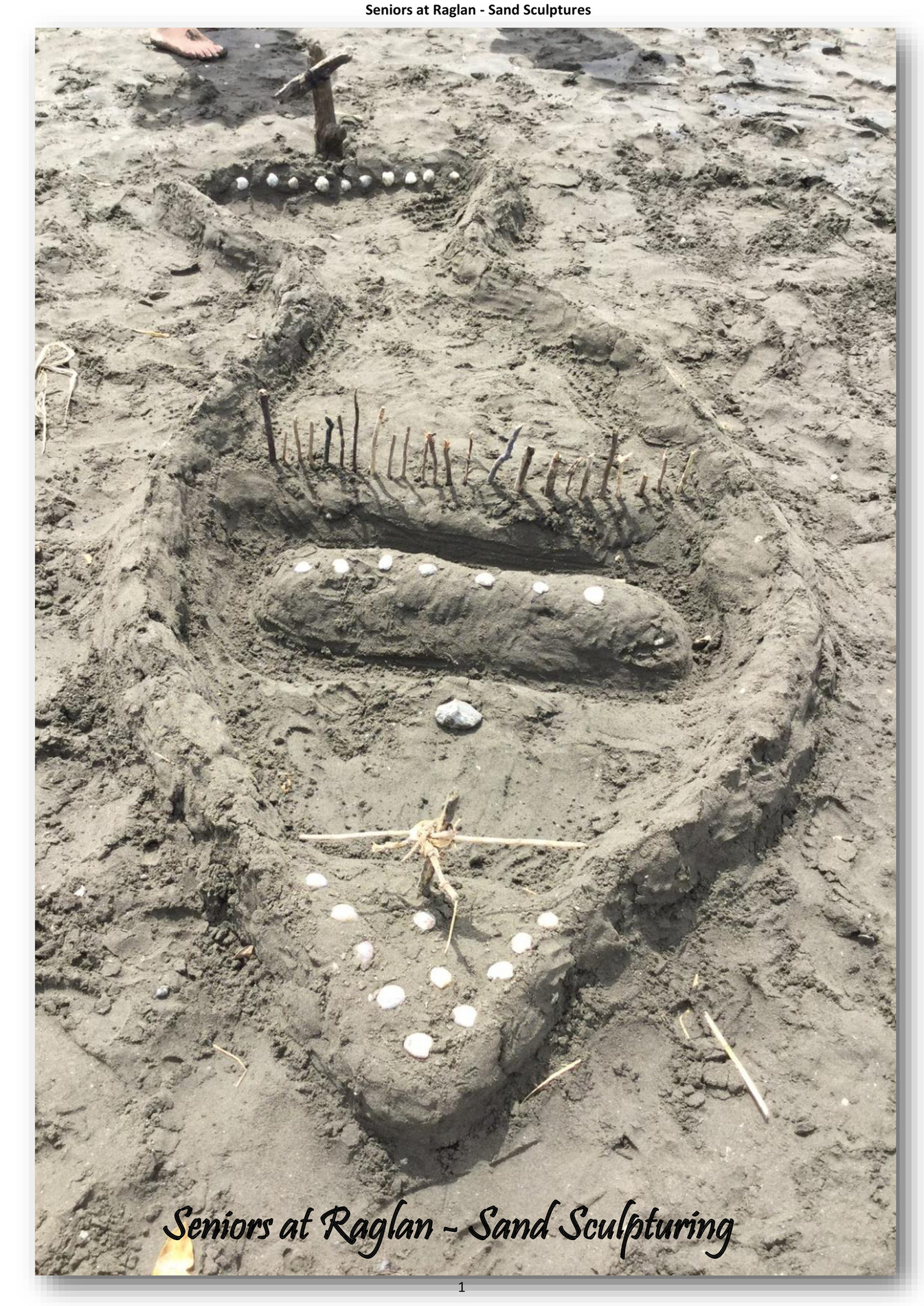Publications - 2019 NPS Seniors at Raglan - Sand Sculptures - Page 1 ...