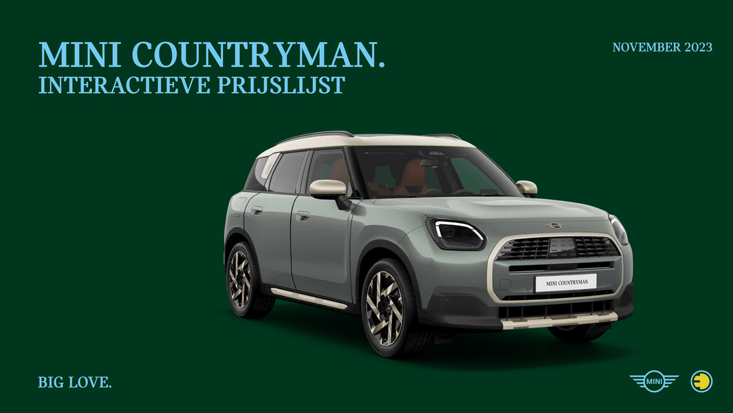 Mini Prijslijst Mini Countryman U25 Desktop Pagina 1