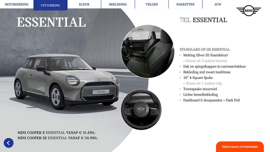 MINI - Prijslijst MINI Cooper JO1 Desktop - Pagina 8
