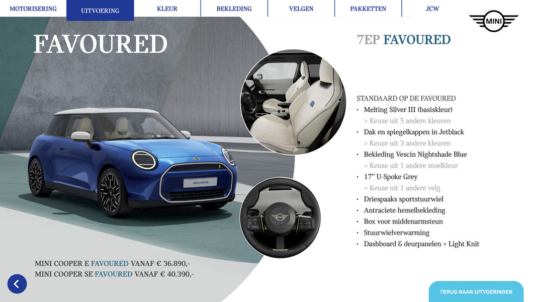 MINI - Prijslijst MINI Cooper JO1 Desktop - Pagina 12