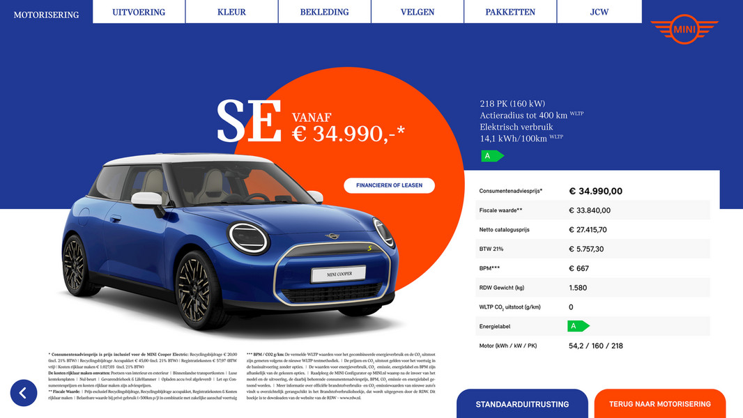 MINI - Prijslijst MINI Cooper JO1 Desktop - Pagina 6
