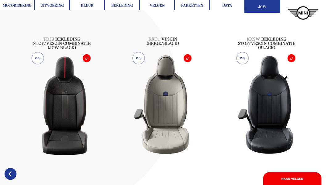 MINI - Prijslijst MINI Cooper JO1 Desktop - Pagina 32