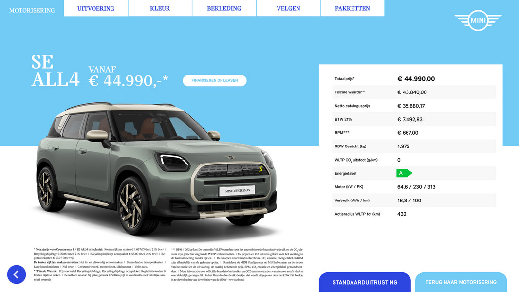 MINI - Prijslijst MINI Countryman U25 BEV - Pagina 5