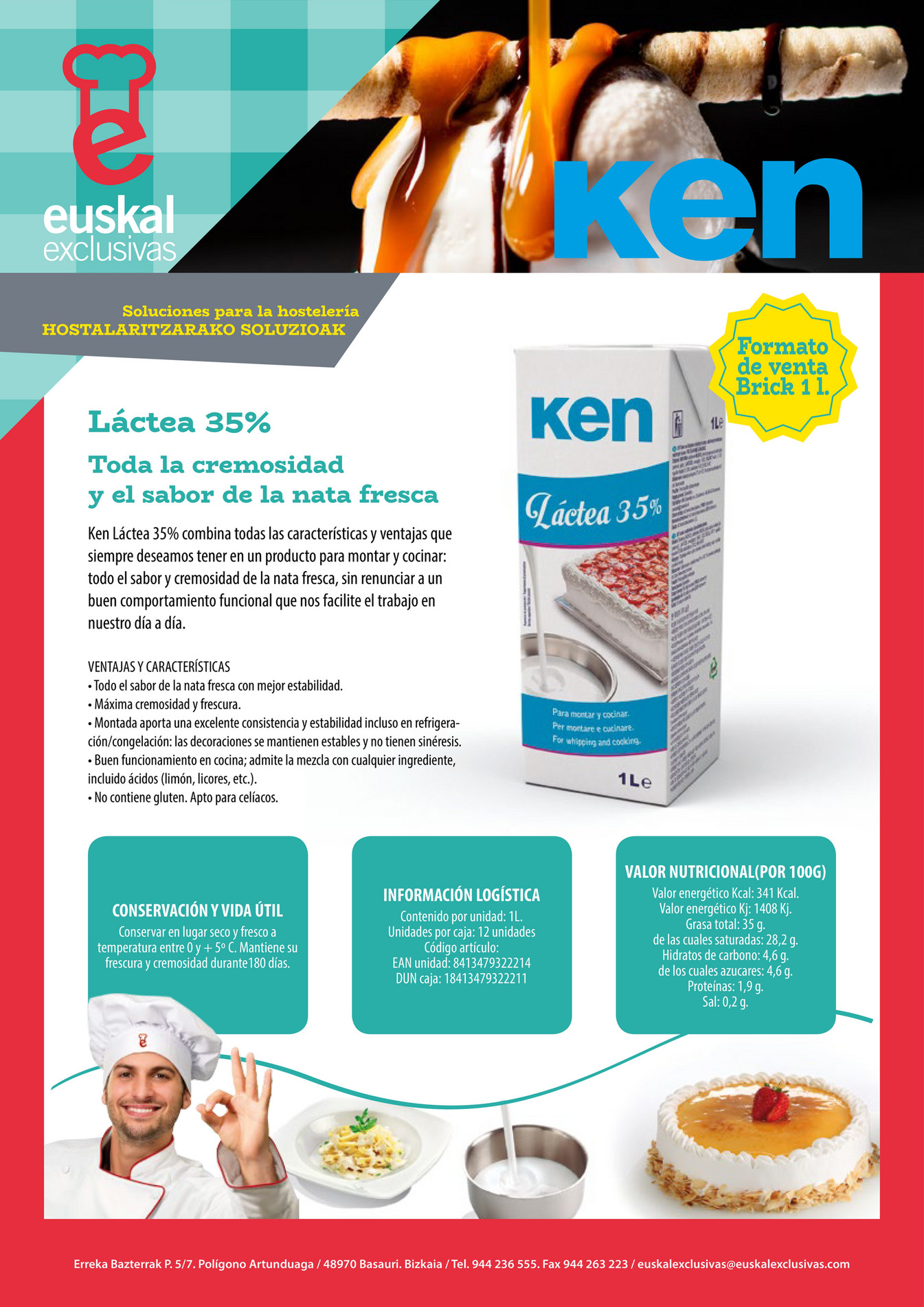 EUSKAL EXCLUSIVAS, S. L. - ken lactea 35% - Página 1 - Created with ...
