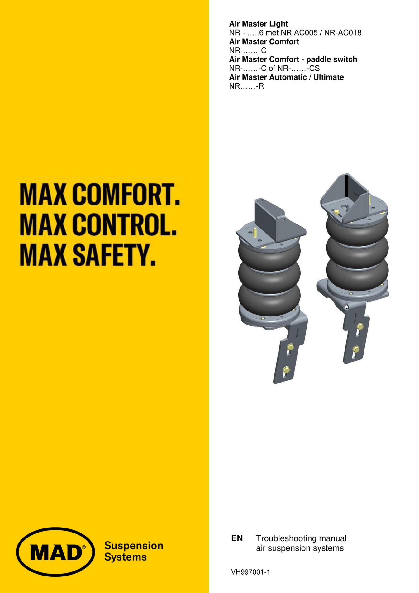 MAD - MAD Suspension Systems: EN - Troubleshooting manual air ...