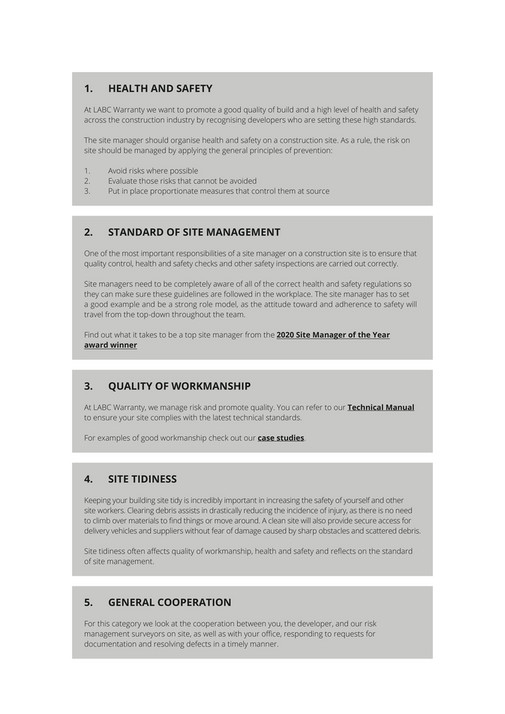 LABC Warranty - LABC Warranty Good Practice Guide - Page 4-5