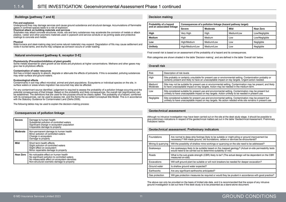 LABC Warranty - Technical Manual V11 Section 1 Ground Conditions - Page 8