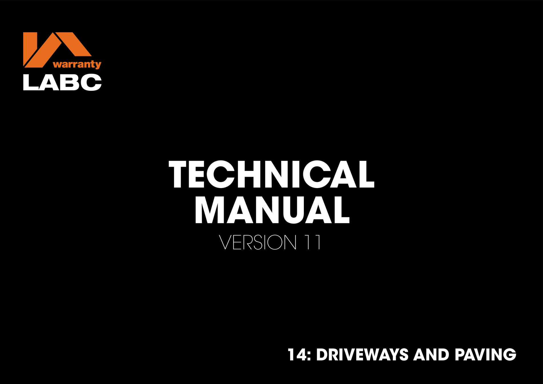 LABC Warranty - Technical Manual V11 Section 14 Driveways and Paving ...