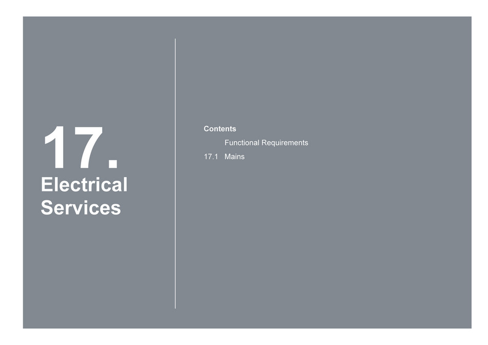 LABC Warranty - Technical Manual V11 Section 17 Electrical Services - Page 2