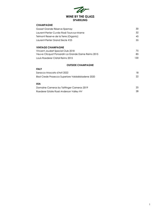 Wally’s Las Vegas Wine List | Fine Wines from Around the World - Page 1