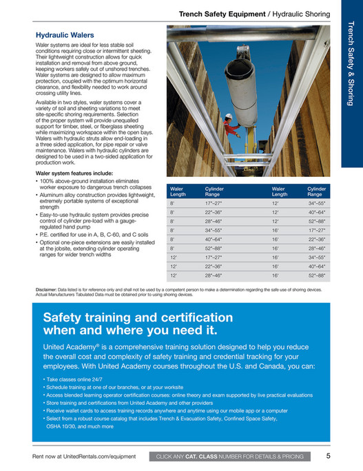 United Rentals Trench Safety & Shoring - Page 6-7