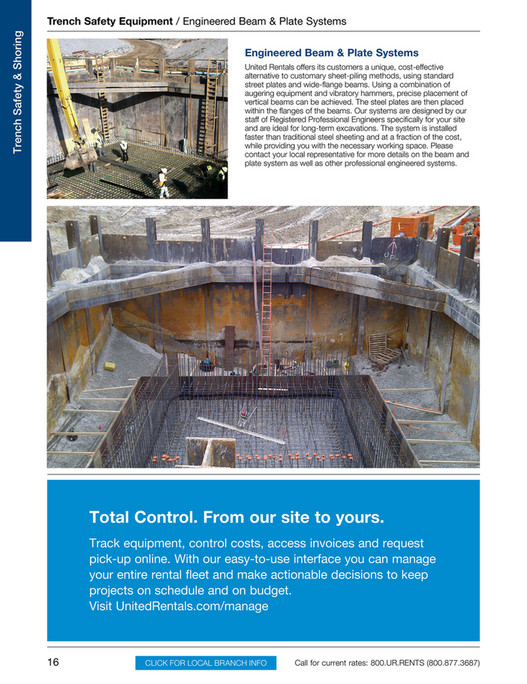 United Rentals Trench Safety & Shoring - Page 18-19