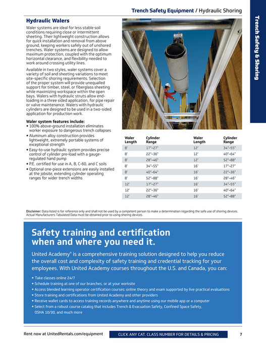 United Rentals Trench Safety & Shoring - Page 8-9