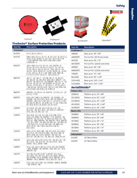 United Rentals Supplies - Page 18-19