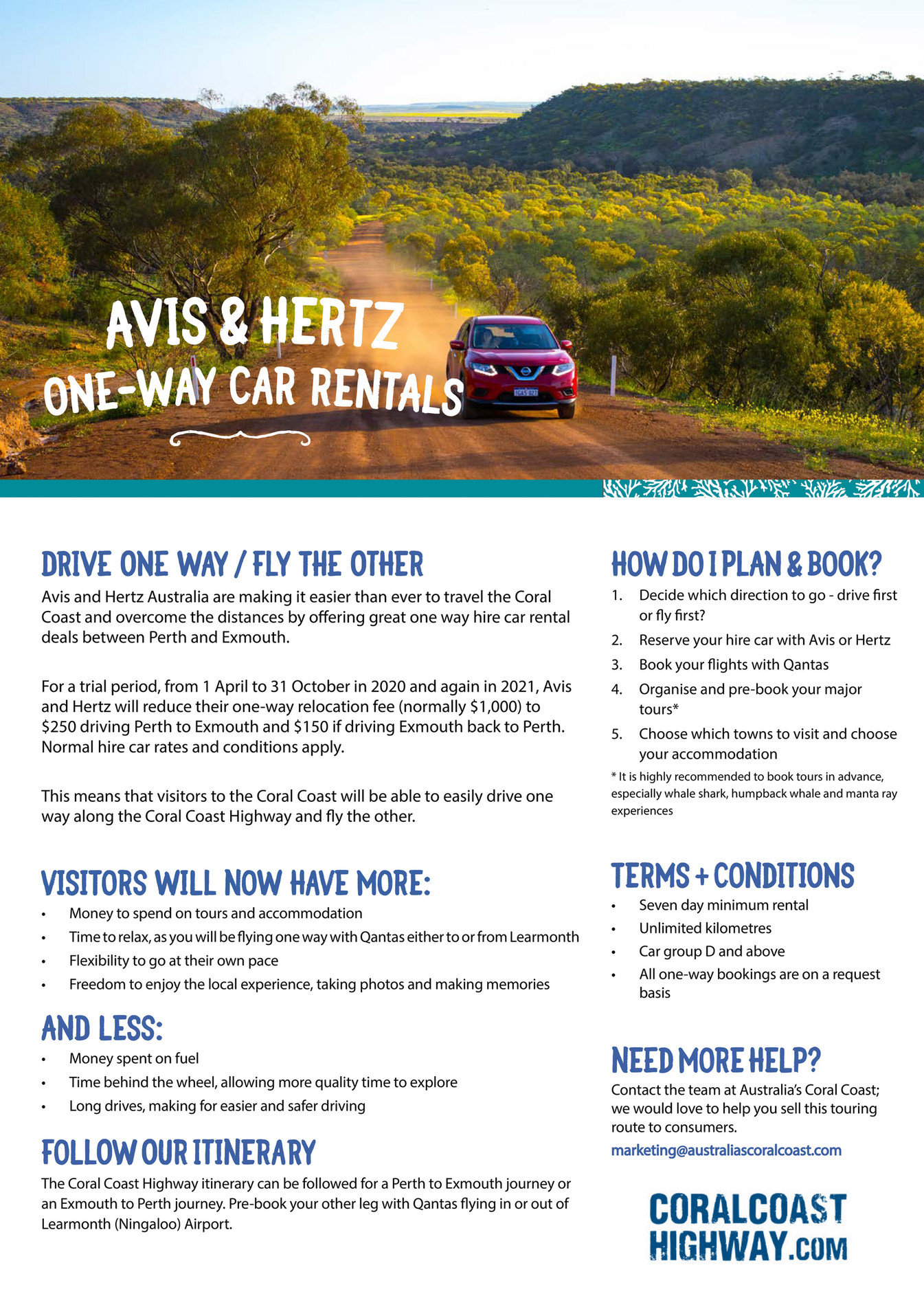 Australia's Coral Coast - Fact Sheet: The Coral Coast Highway - Page 2
