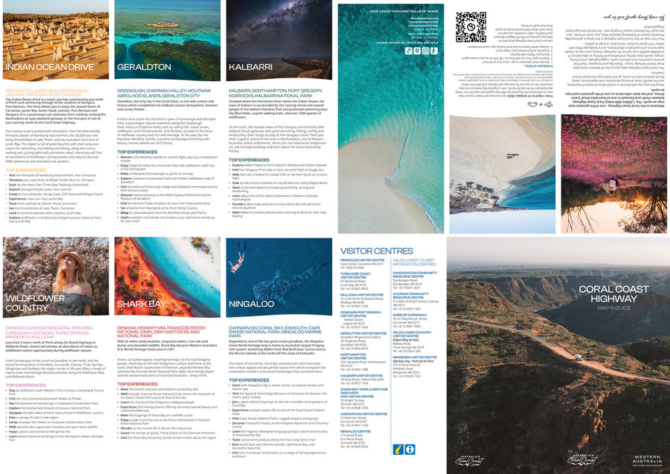 Australia's Coral Coast - Coral Coast Highway Map and Guide 2023 - Page 1