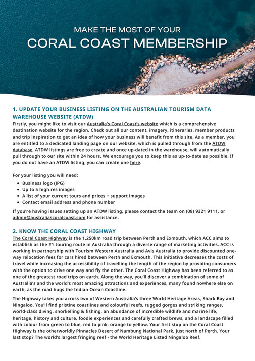 Australia's Coral Coast - 25-26 Induction Toolkit - Page 3