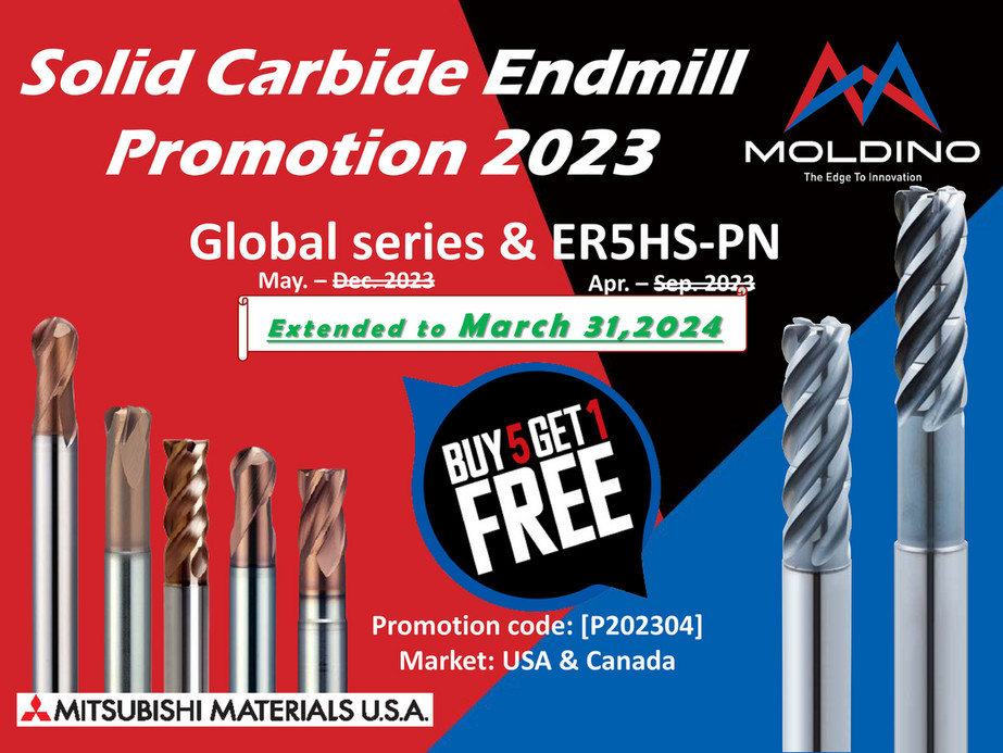 Mitsubishi Materials - MOLDINO Solid Carbide Endmill Promotion - Page 1