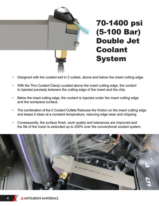 Mitsubishi Materials - Coolant Thru Holders - Page 8-9