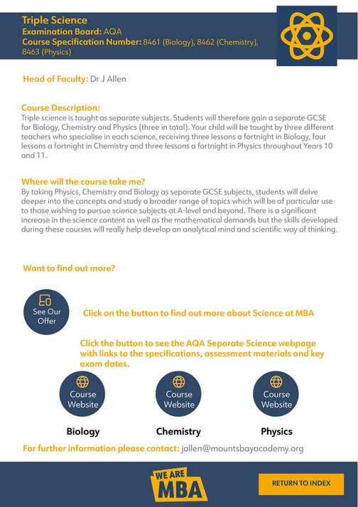 Mounts Bay Academy - Year 9 Options Information Booklet 2025 - Page 26-27