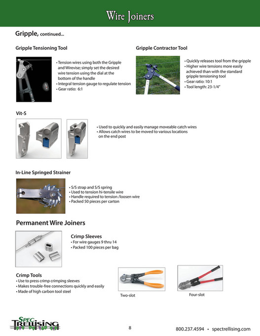 Spec Trellising - 2019 Vineyard Catalog - Page 8-9 - Created with ...