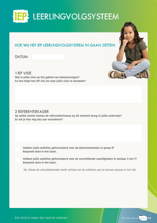 Bureau ICE - Checklist-IEP-LVS-invulbaar - Pagina 1