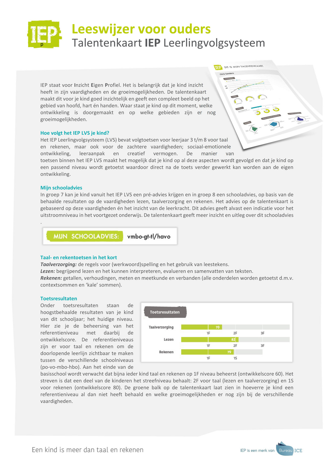 Leeswijzer IEP LVS ouders-verzorgers - Bureau ICE - Pagina 1