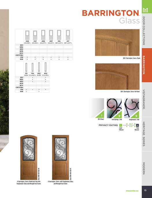 Masonite International - Exterior Selection Guide_Canada_2020 - Page 16-17