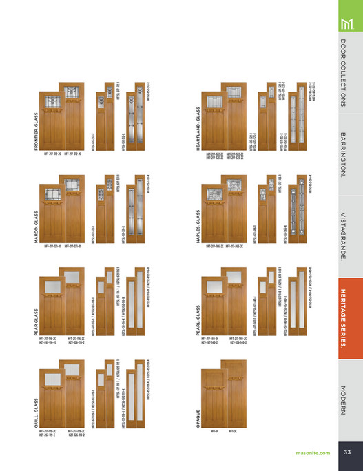 Masonite International - Exterior Doors Catalog_2020_DIGITAL - Page 34-35