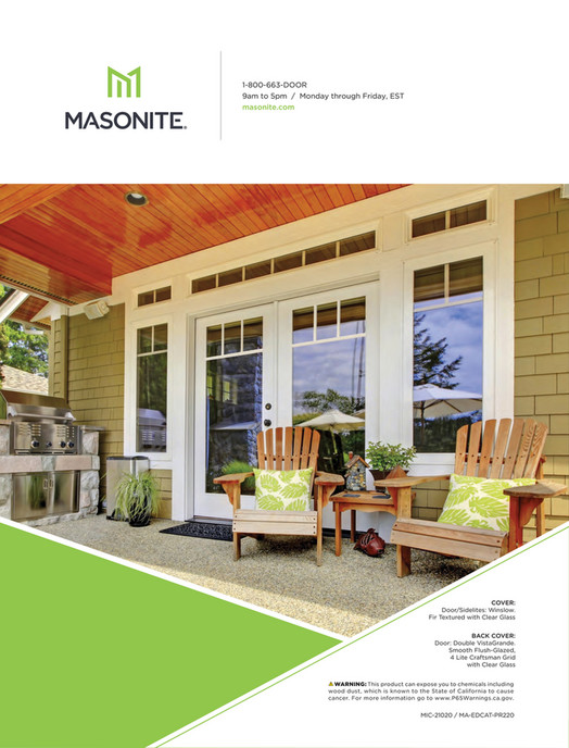 Masonite International - Exterior Doors Catalog_2020_DIGITAL - Page 256