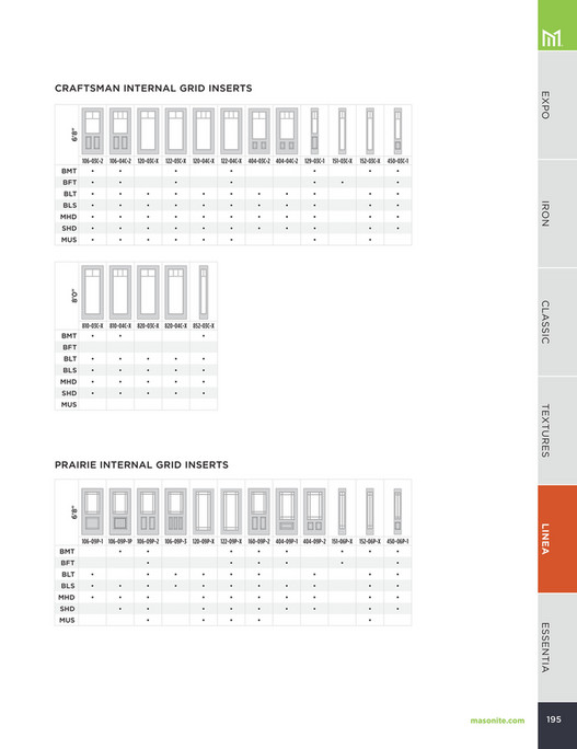 Masonite International - Exterior Doors Catalog_2020_DIGITAL - Page 196-197