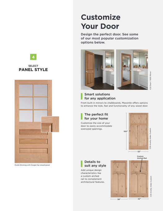 Masonite International - 2022-Wood-Door-Catalog - Page 6-7