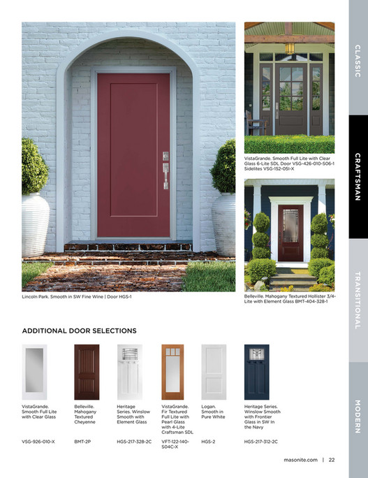 Masonite International - RES-22108-Exterior-Selection-Guide-WHL-V6-Web ...