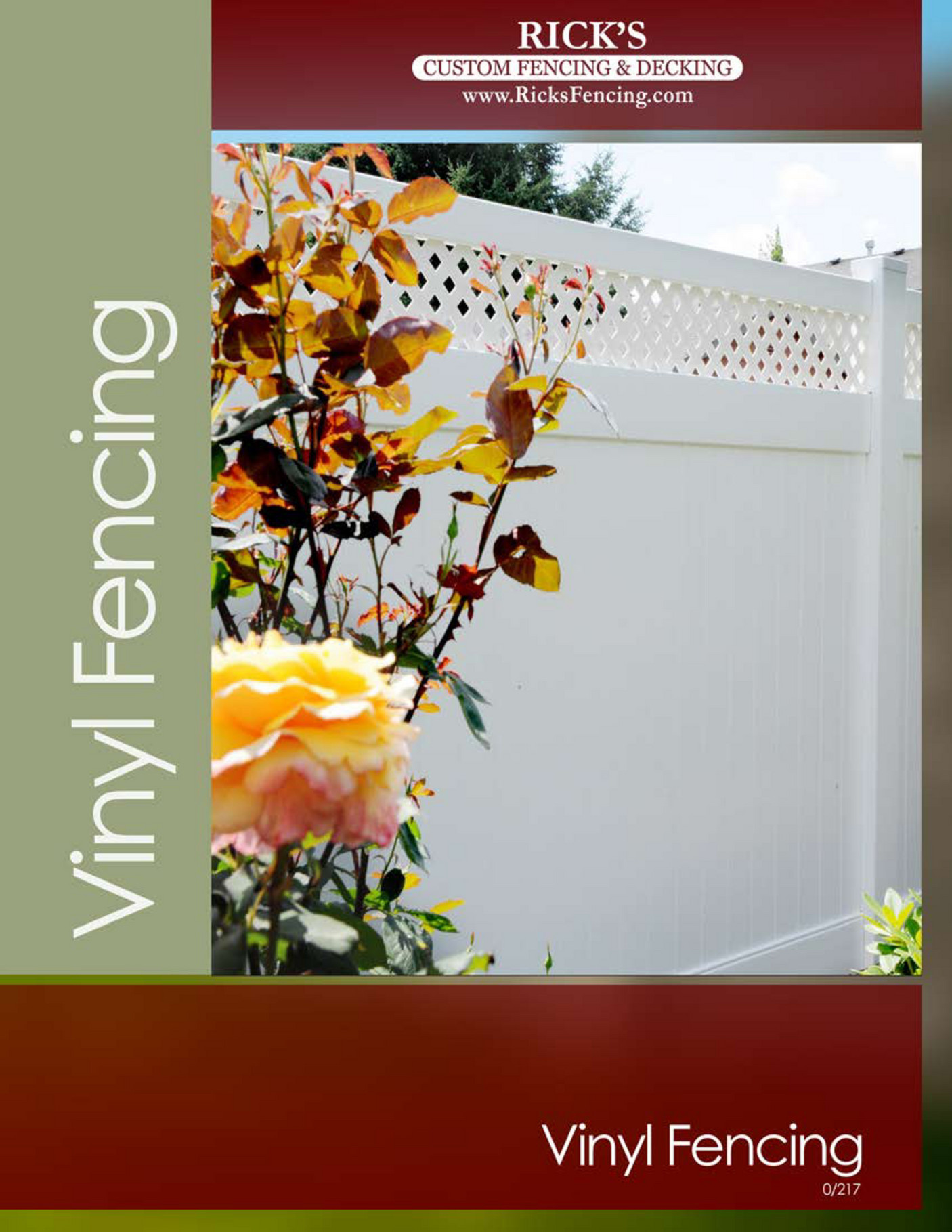 Rick's Custom Fencing & Decking - Vinyl Fencing - Page 2