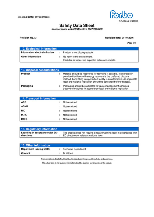 FFS Tech Docs MSDS Acoustic Vinyl - MSDS_Habitat Modal_2s2_2s3_2016 ...
