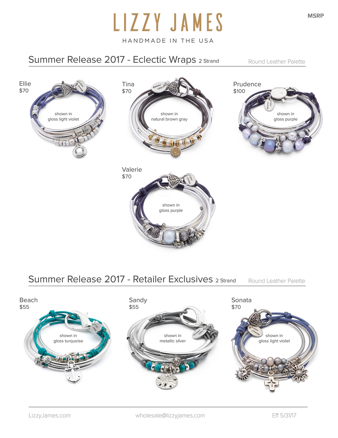 Lizzy James - Summer Release 2017 - Page 1 - Created with Publitas.com