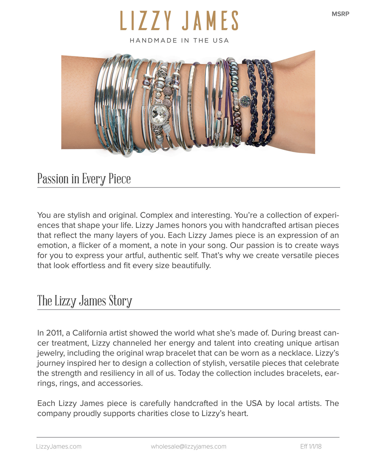 Lizzy James - Lizzy James Line Sheets 2018 - Page 1 - Created with ...