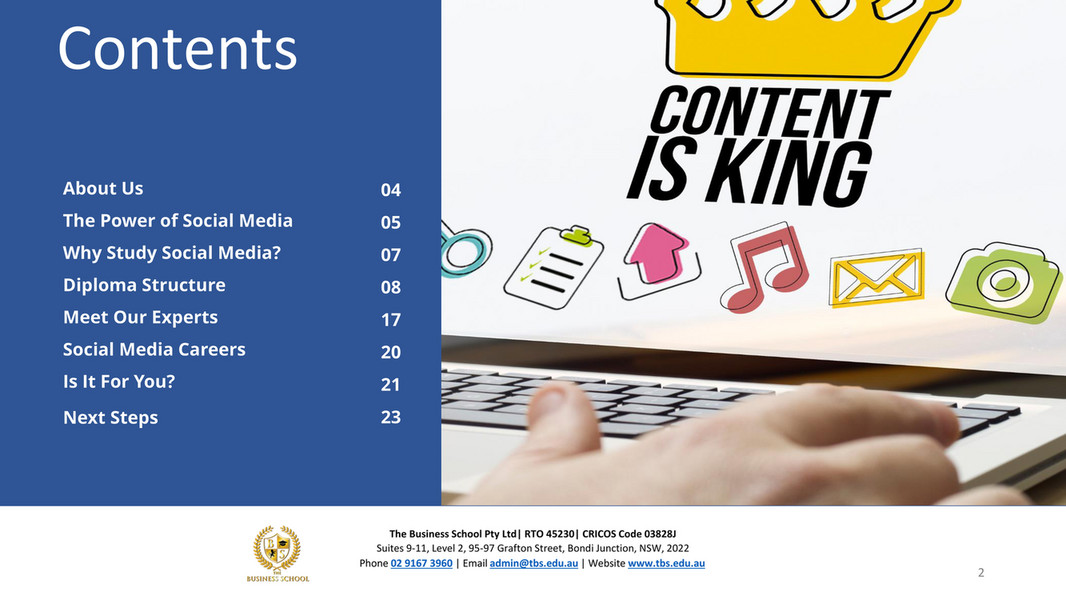 The Business School - 10904NAT Diploma of Social Media Marketing ...
